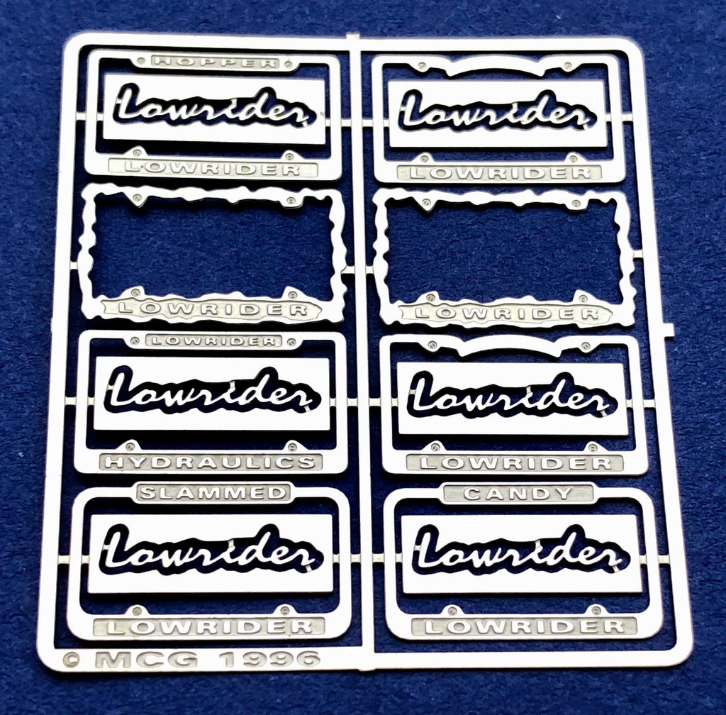 MCG-2084 Low Rider License Plate Frame – J&J Scale Designs